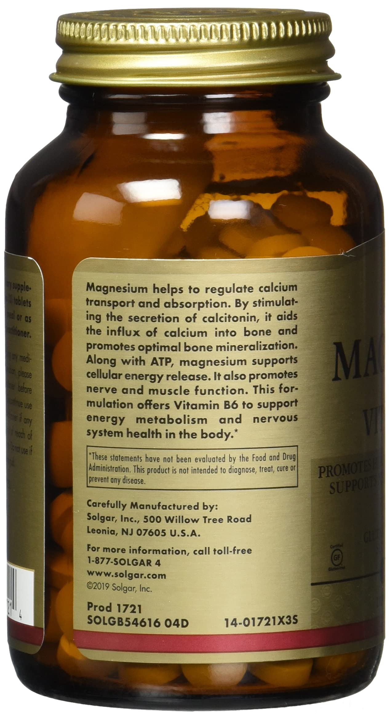 Solgar Magnesio con vitamina...B08XWKC9D9 | Encarguelo.com