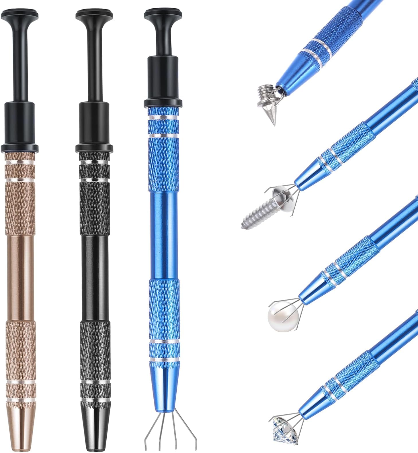 XNHIU Piercing Ball Grabber Tool 4 Prongs Grabber Pick Up Tool for ...