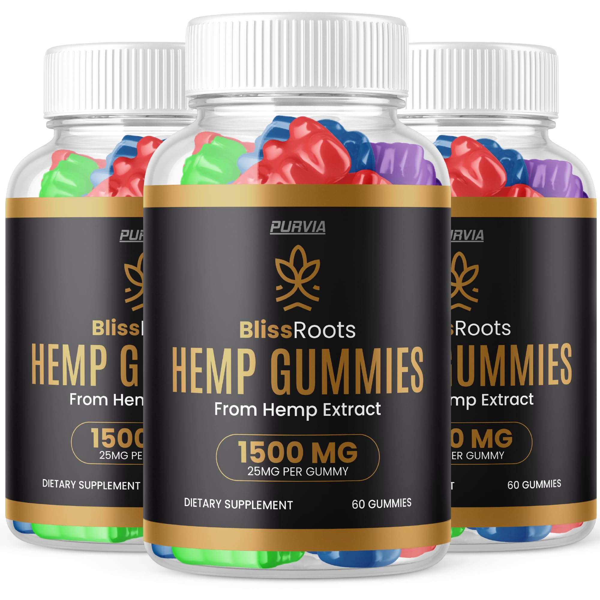 Amazon.com: (3 Pack) Bliss Roots Gummies - Official Formula - Bliss ...