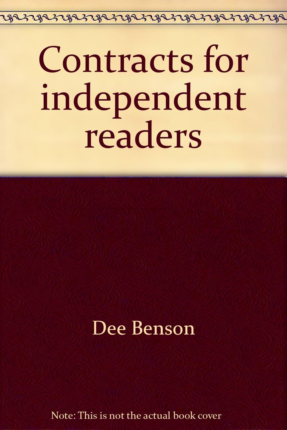 Contracts for independent readers: Realistic fiction: Benson, Dee ...