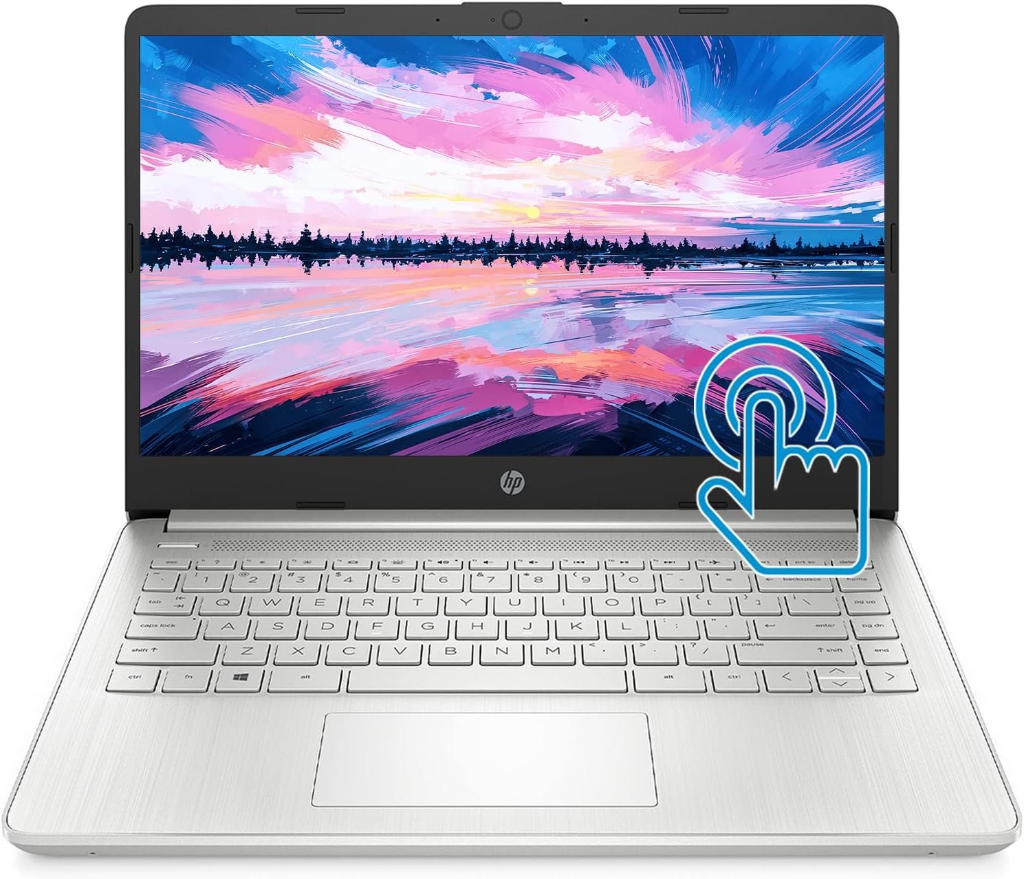 Amazon.com: HP Pavalion Laptop, 14" HD Touchscreen, Intel Core i3 ...