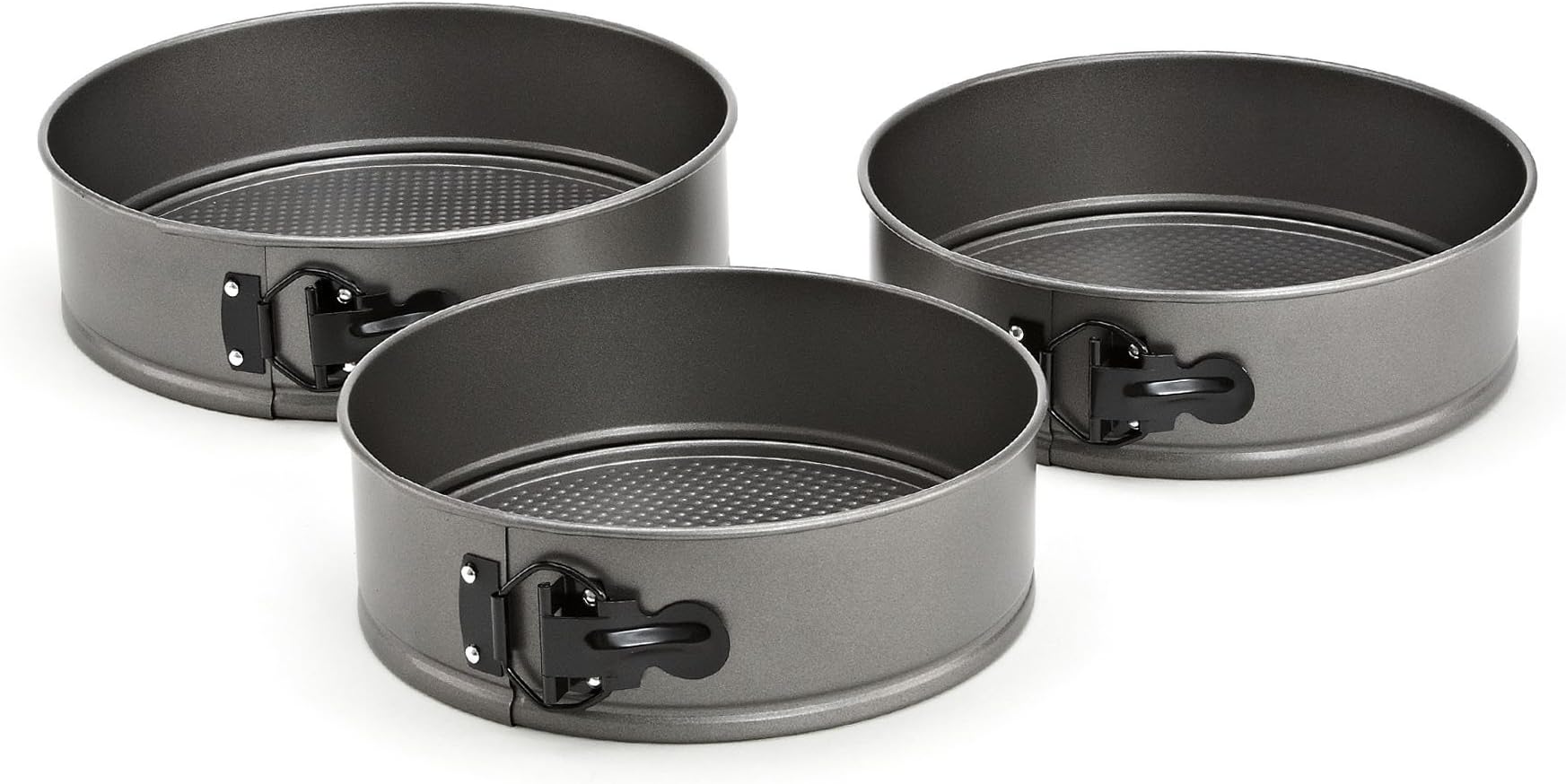 Amazon.com: Good Cook Premium Leak-Proof 3 Piece Springform Pan Set ...