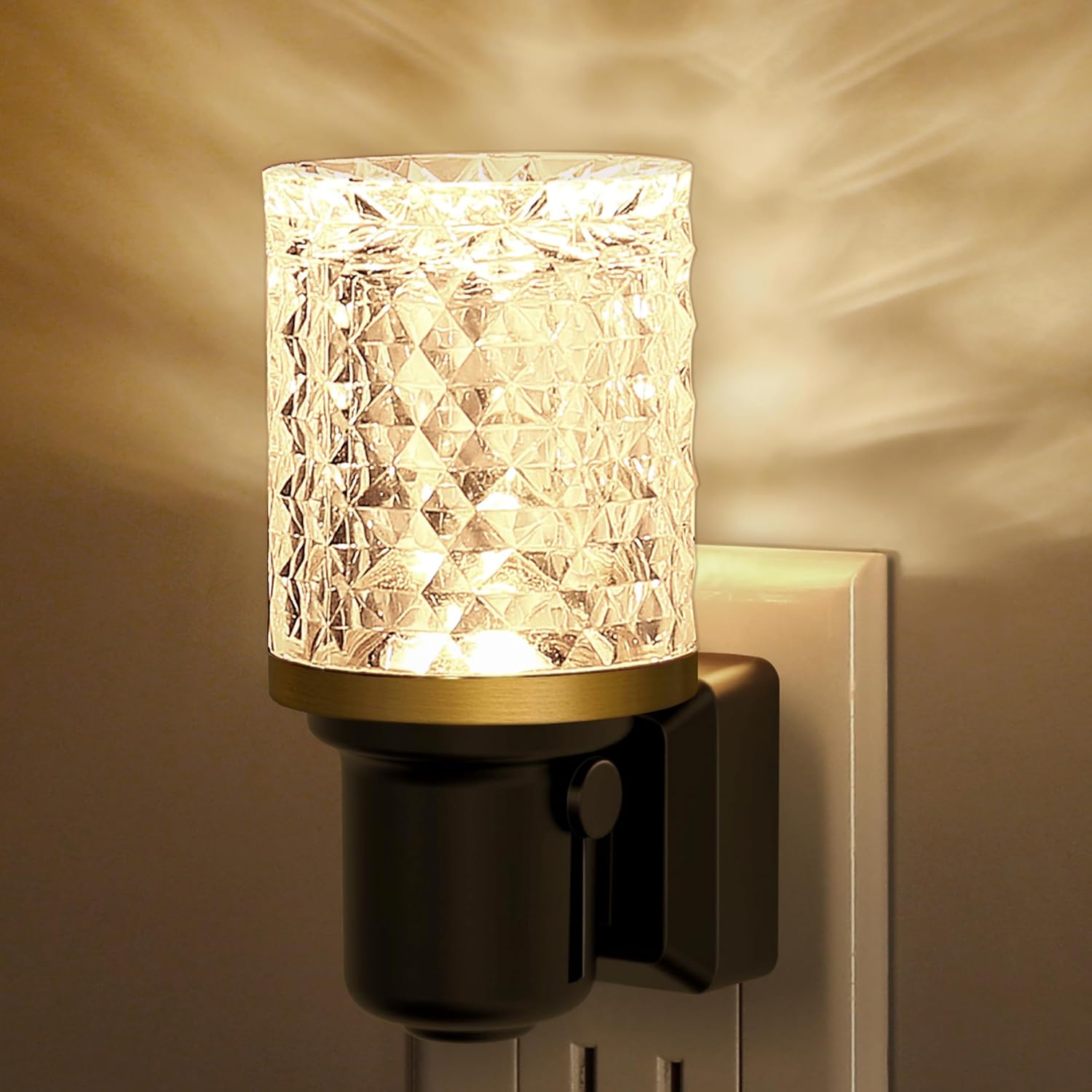 JandCase LED Night Light, Dimmable Night Lights Plug into Wall, Modern ...