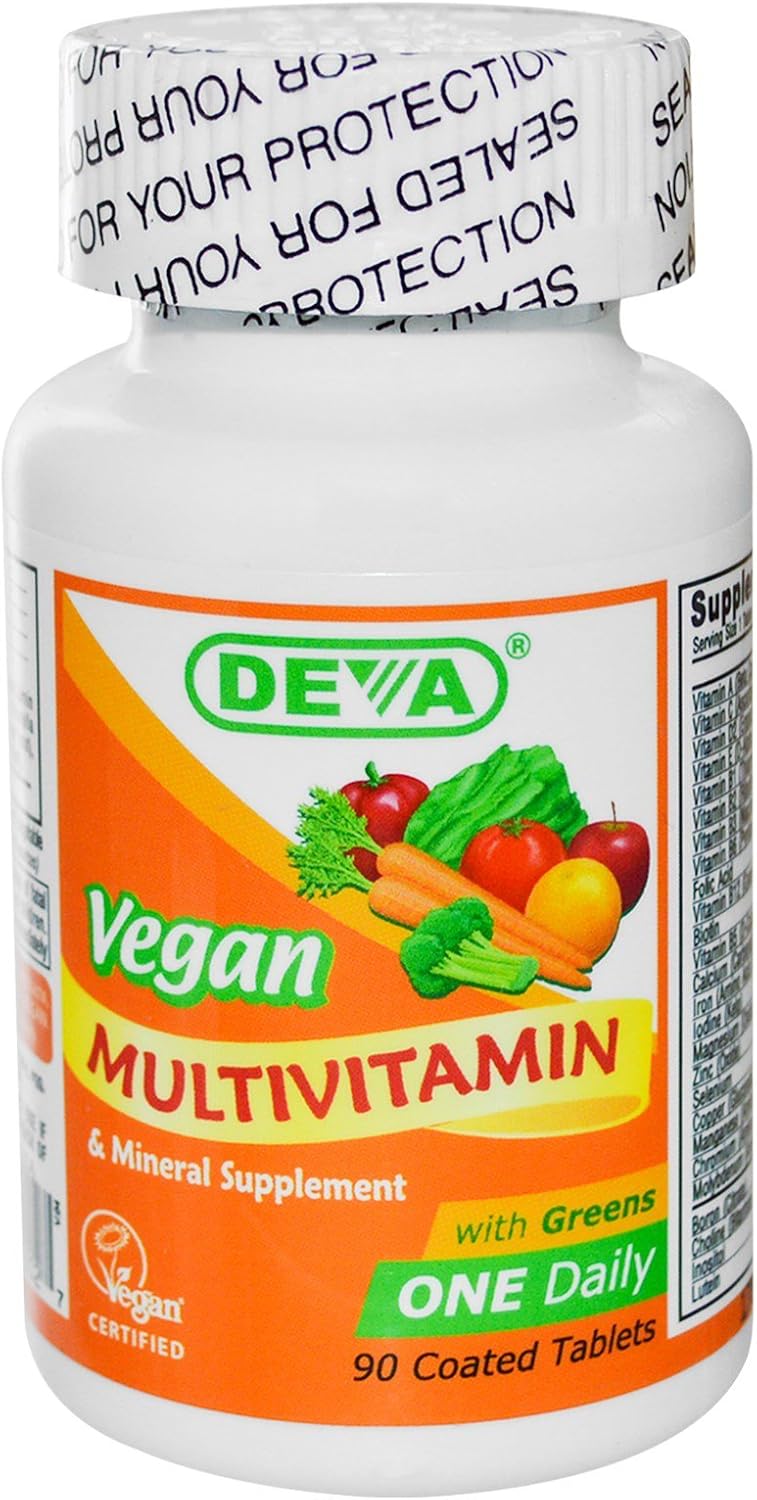 Amazon.com: Deva Vegan Multivitamin and Mineral Supplement - 90 Tablets ...