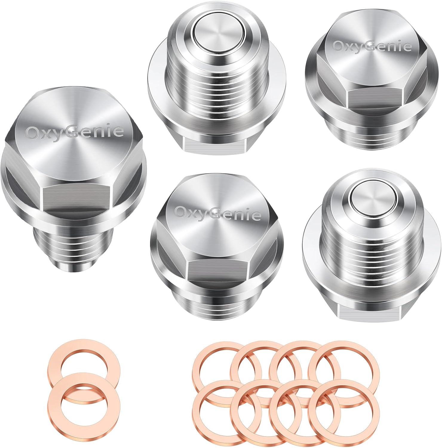 Amazon.com: OxyGenie 5PCS Stainless Steel Engine/Transmission ...