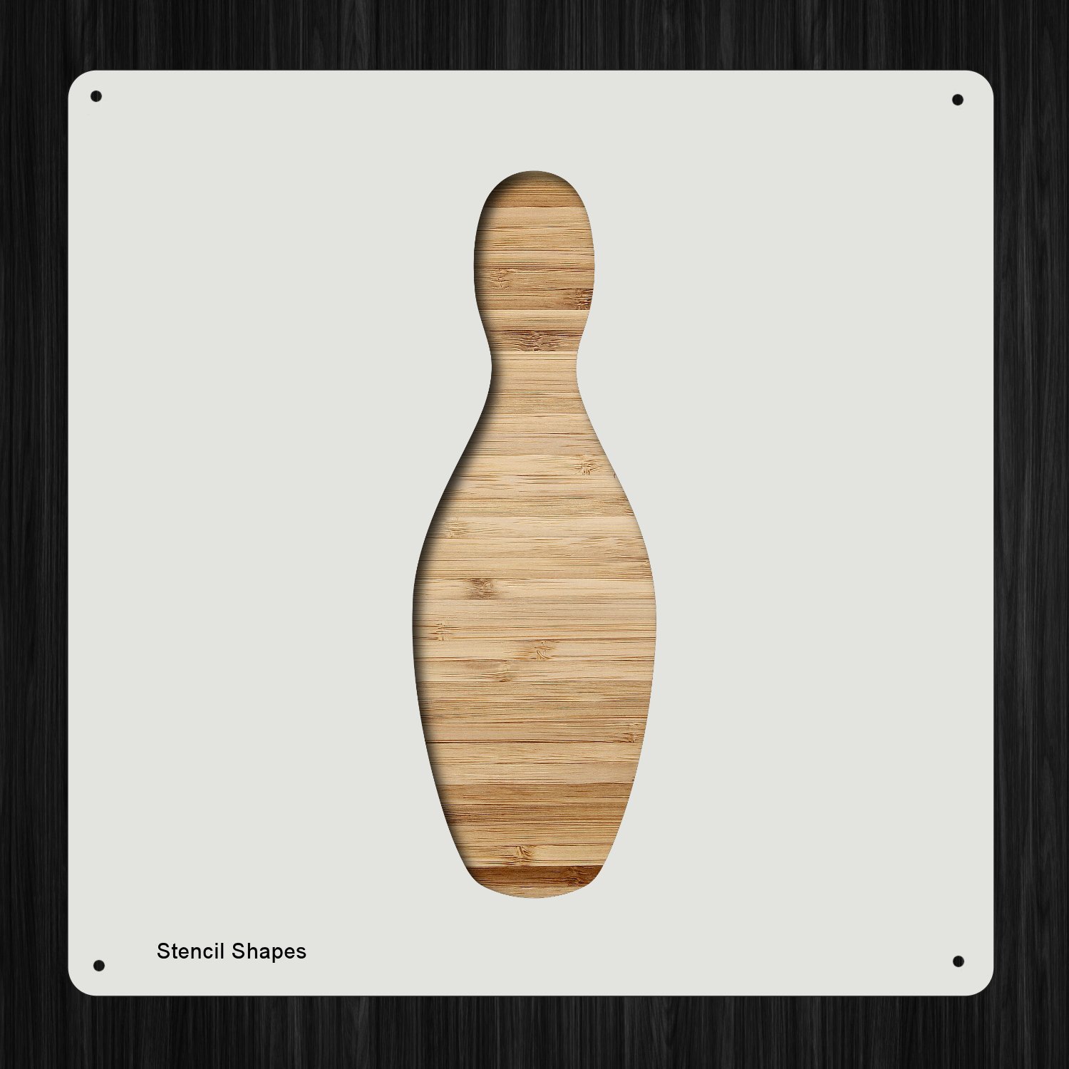 Bowling Pin Stencil