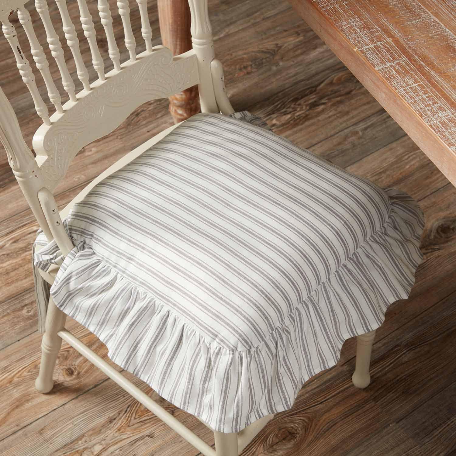 Amazon.com: GE&YOBBY French Cotton Simple Seat Cushion,Fabric Not-Slip ...