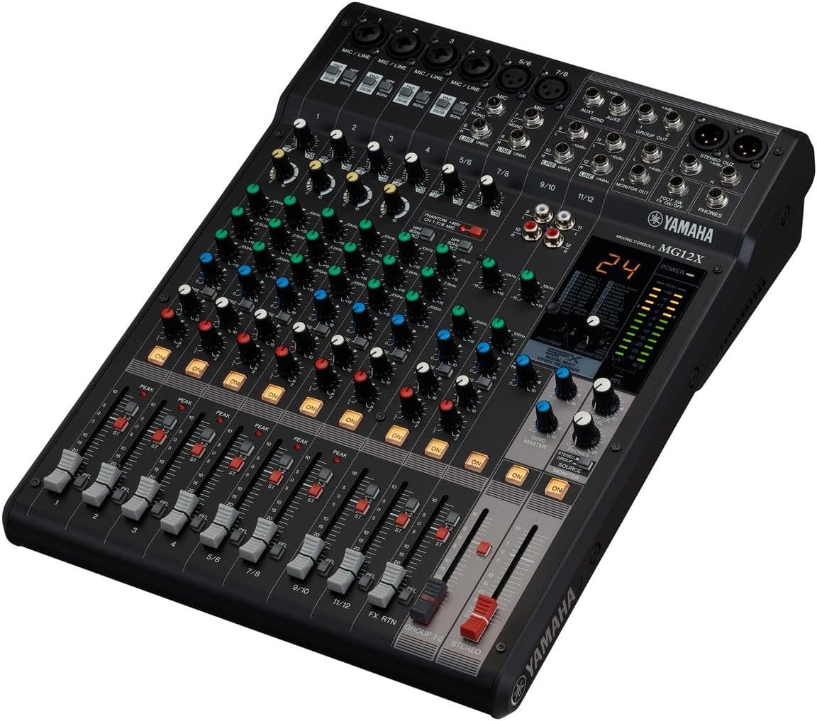Amazon.com: YAMAHA MG06X 6-Input Compact Stereo Mixer with Effects ...