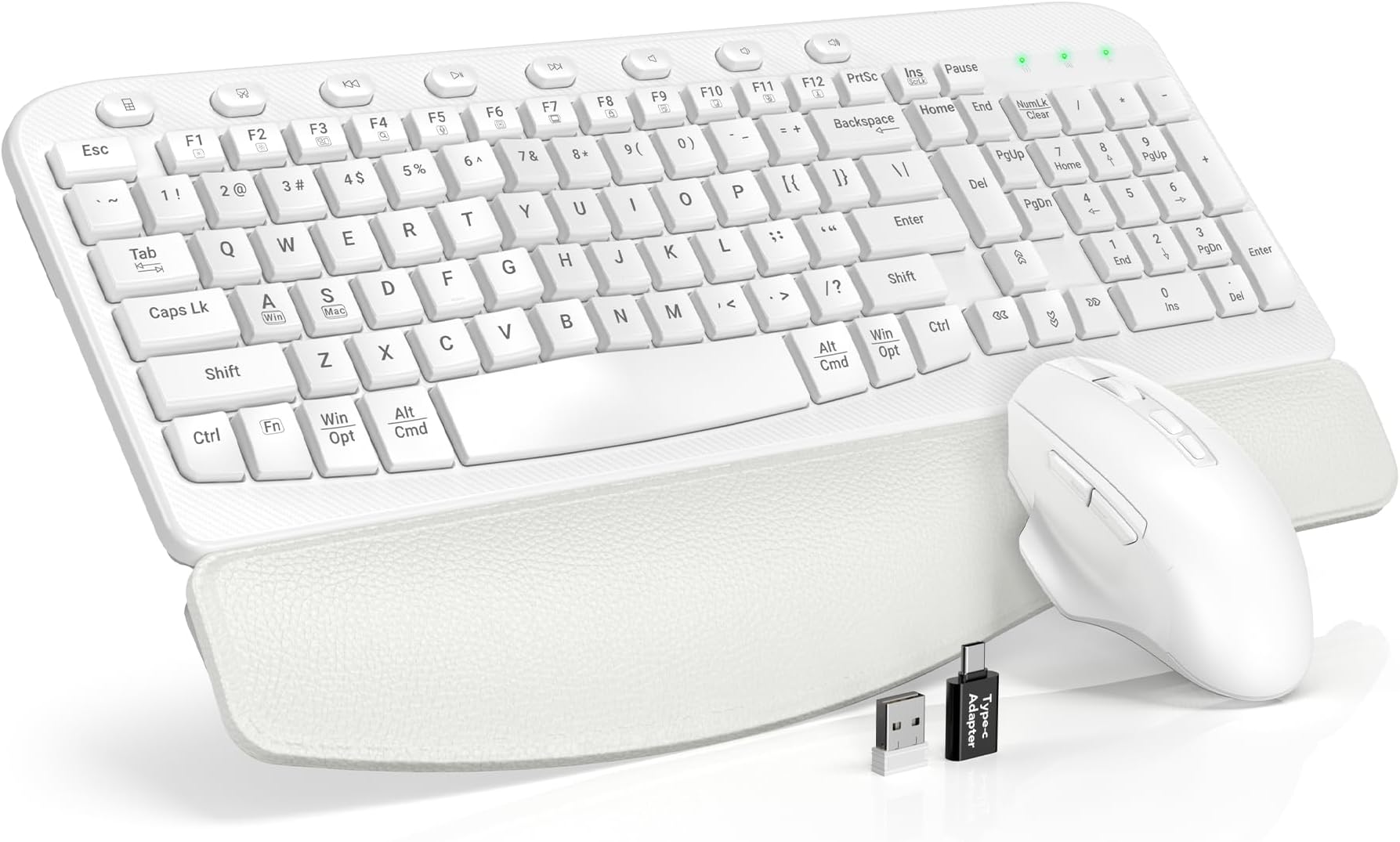 Amazon.com: 2 Pack Backlit Wireless Keyboard and Mouse Combo-Cute ...