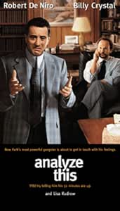Amazon.com: Analyze This [VHS] : Robert De Niro, Billy Crystal, Lisa ...