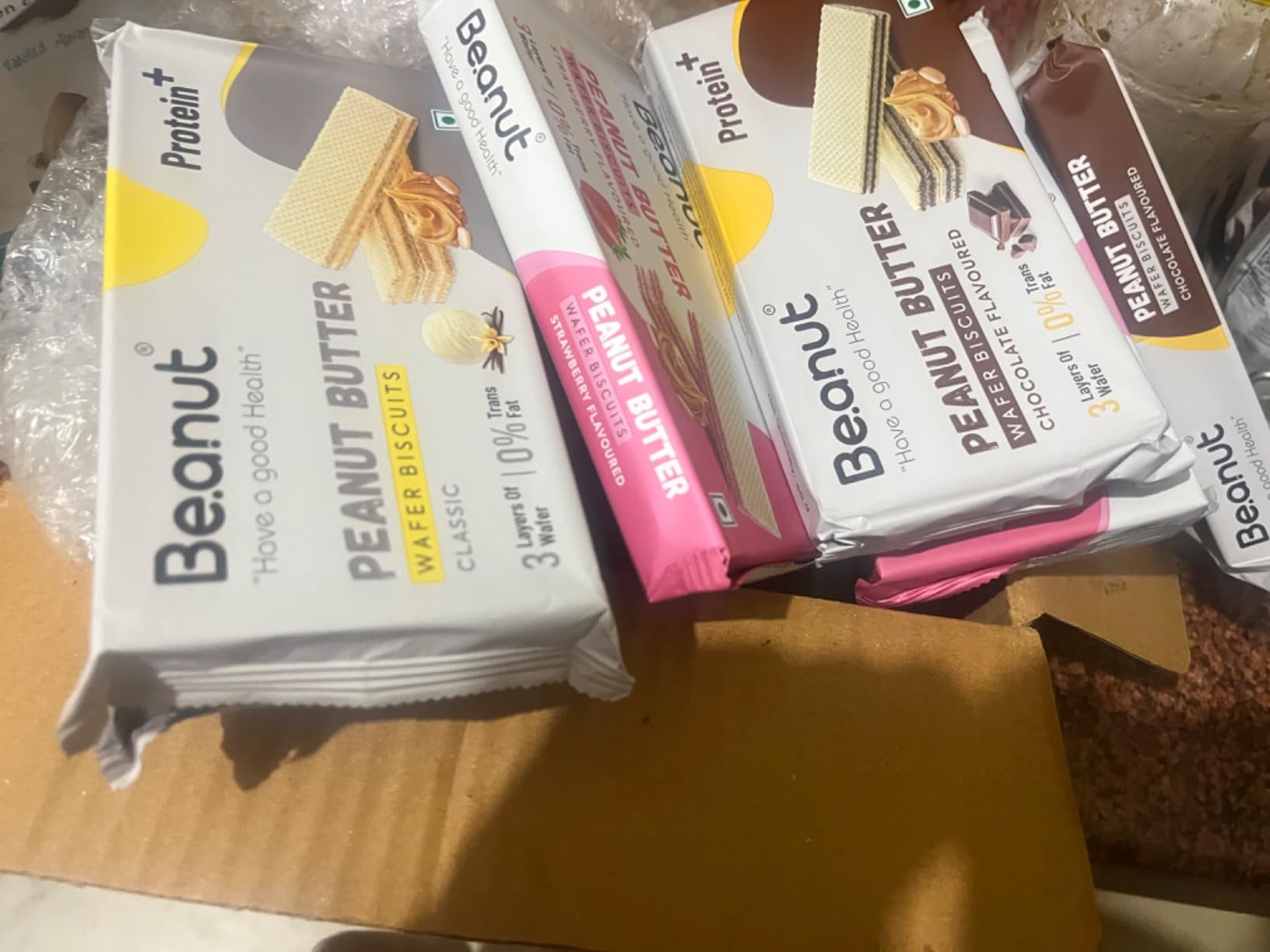 Beanut Peanut Wafer Biscuit, Crunchy & Delicious Combo, Assorted ...