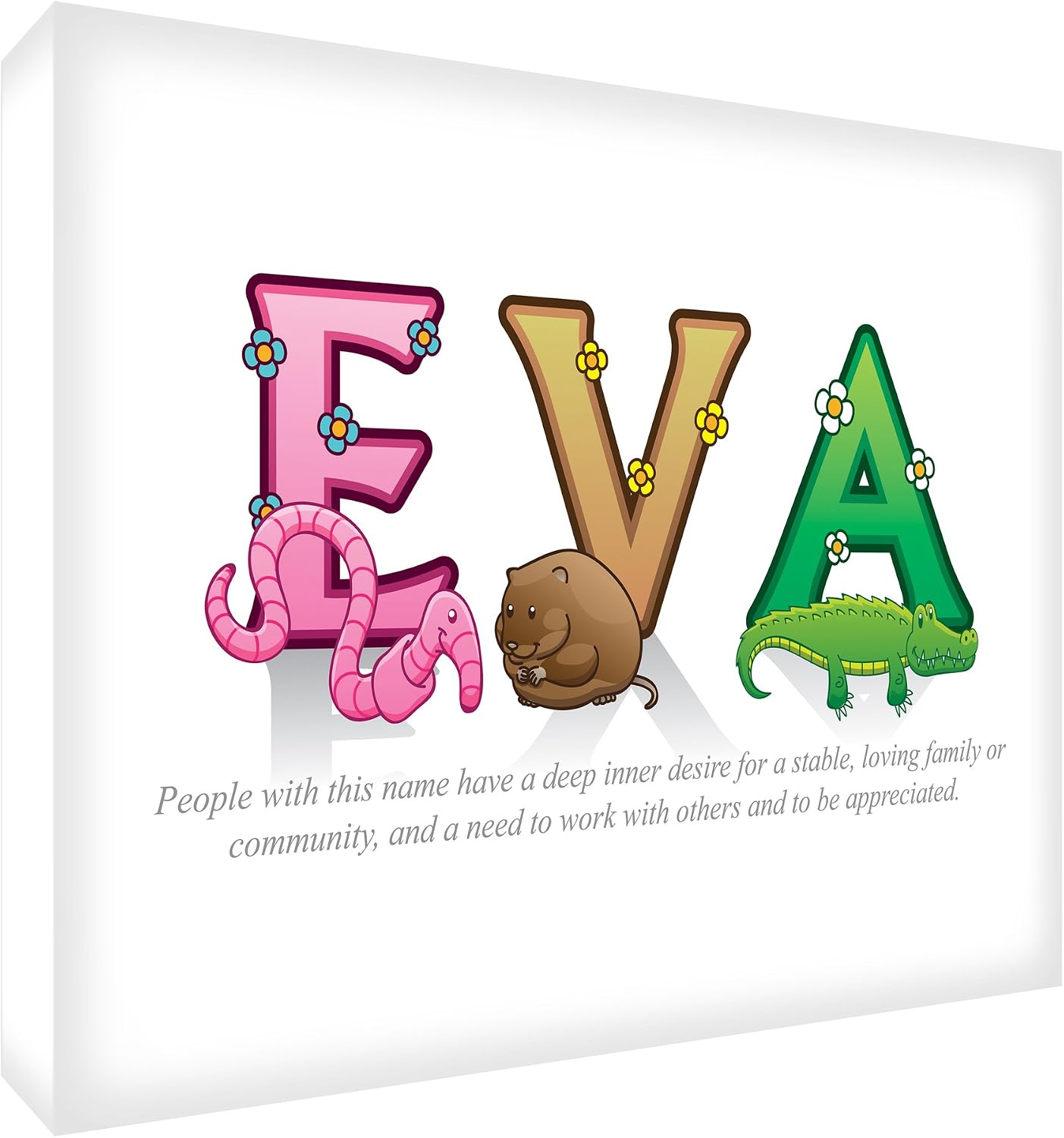 Amazon.com: Feel Good Art 14.8 x 10.5 x 2 cm Girl's Name with Meaning ...