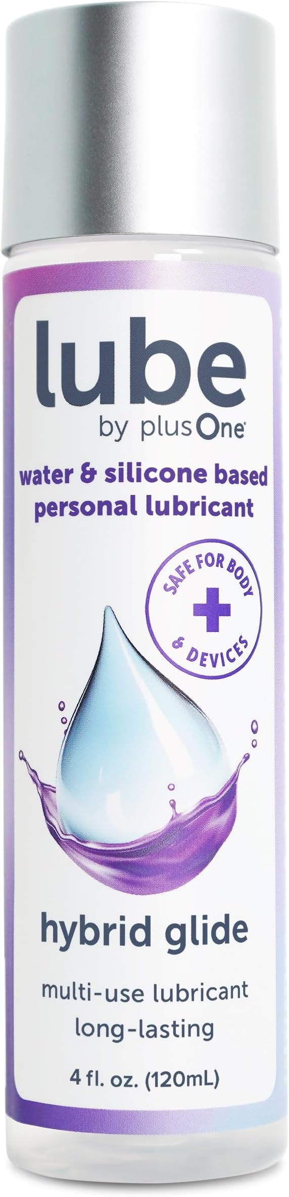 Amazon.com: plusOne Hybrid Glide Personal Lubricant, Silicone & Water ...