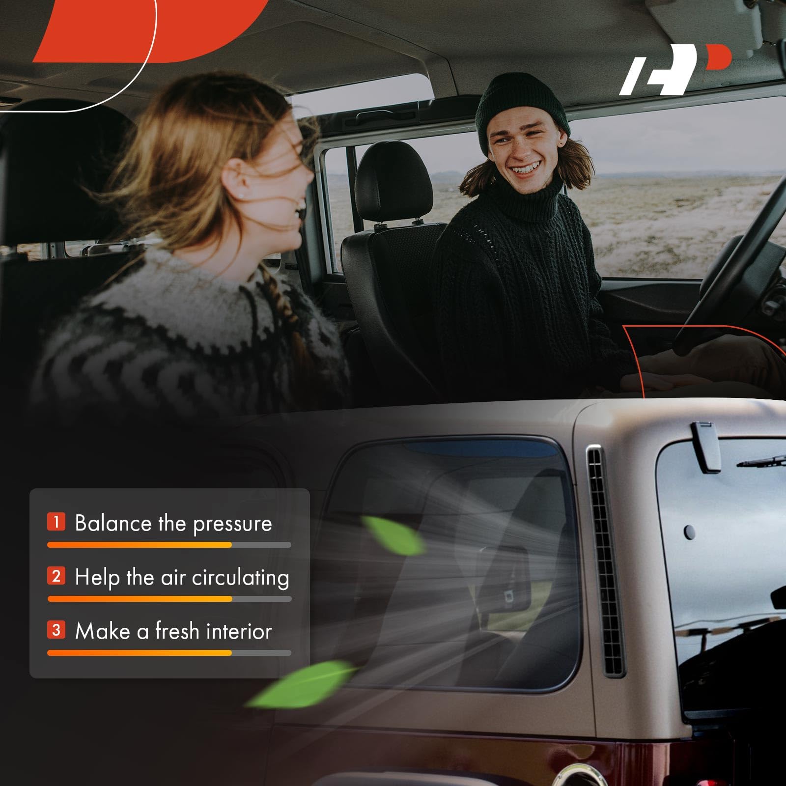 A-Premium Right Side Hard Top Exhauster Vent Compatible with Jeep ...