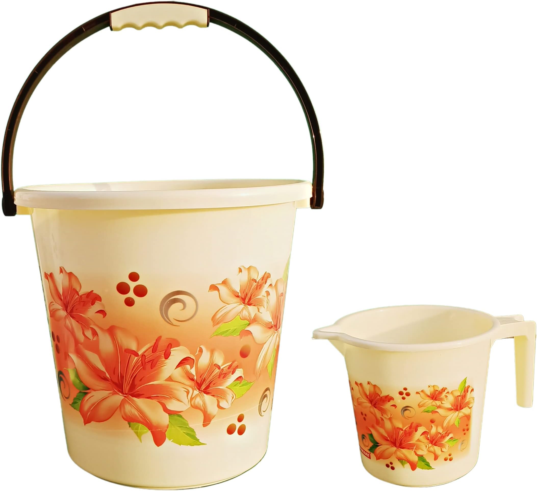 Epic Siti Plast Bathroom Bucket 20 Liters and Mug 1.5 Liter (Blue 20 ...