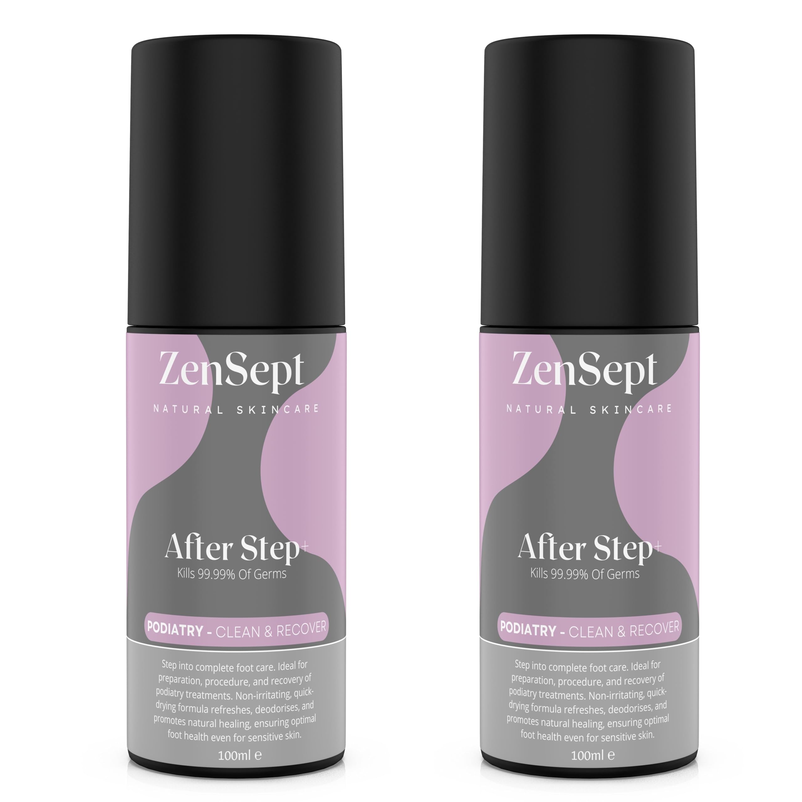 ZenSept AfterStep Foot Spray - For Cleansing Antimicrobial Foot Care – Hypochlorous Acid ...