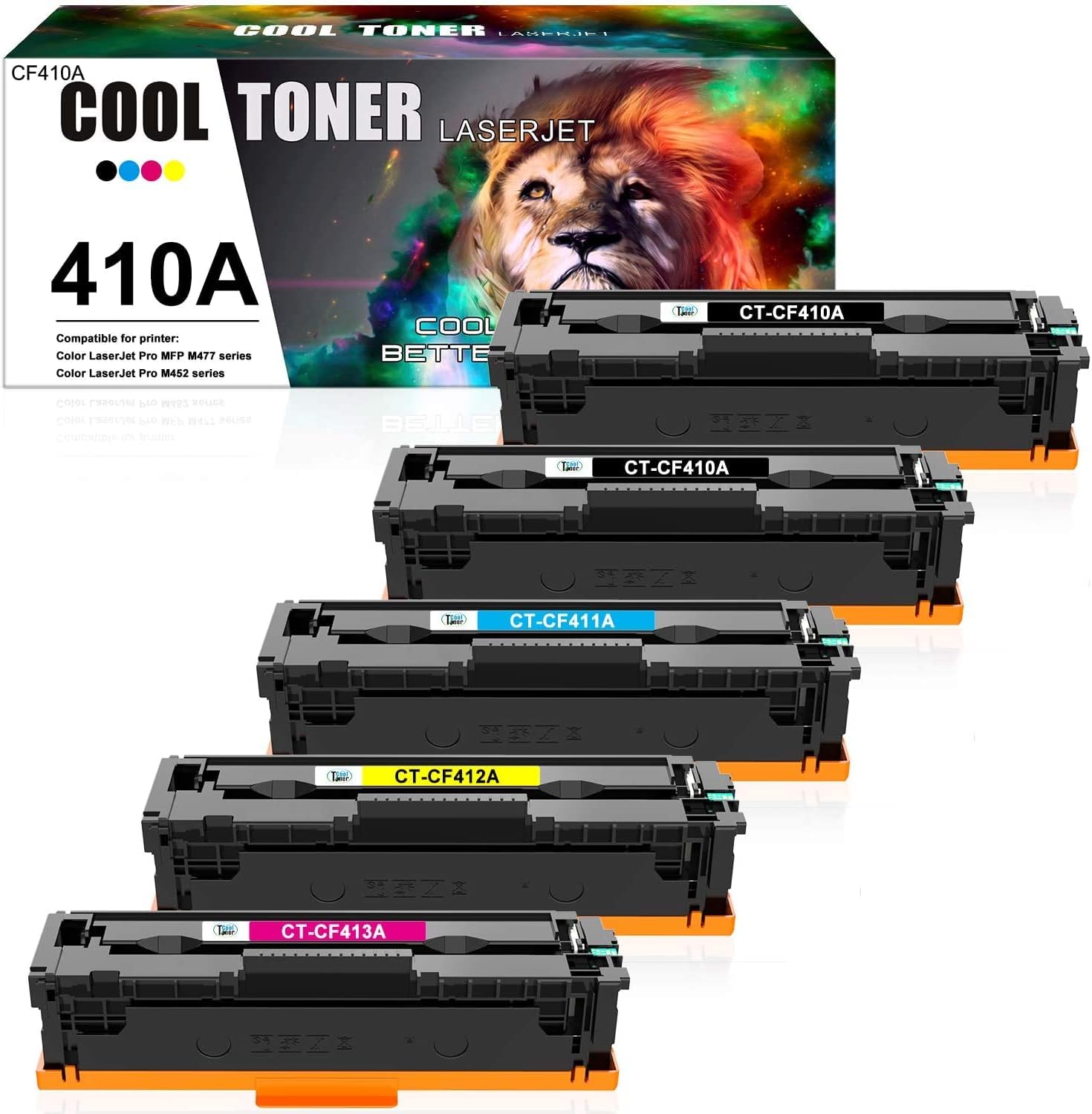 Amazon.com: Cool Toner Cartucho de tóner de repuesto compatible para HP 410A 410X Toner para ...