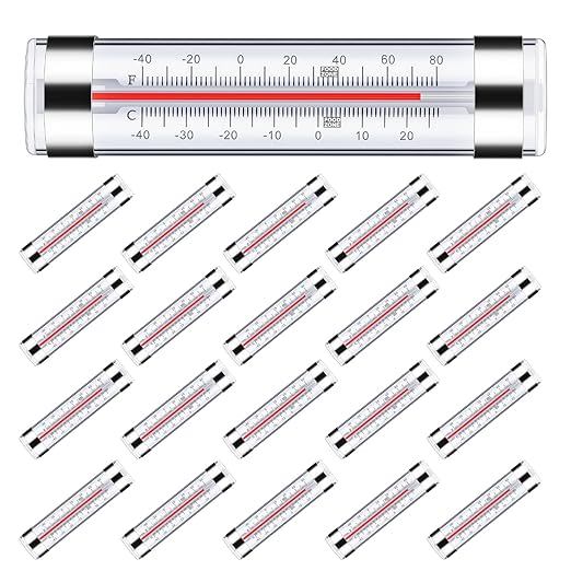 Amazon.com: 20 Pack Refrigerator Fridge Thermometer, Thermometer for ...