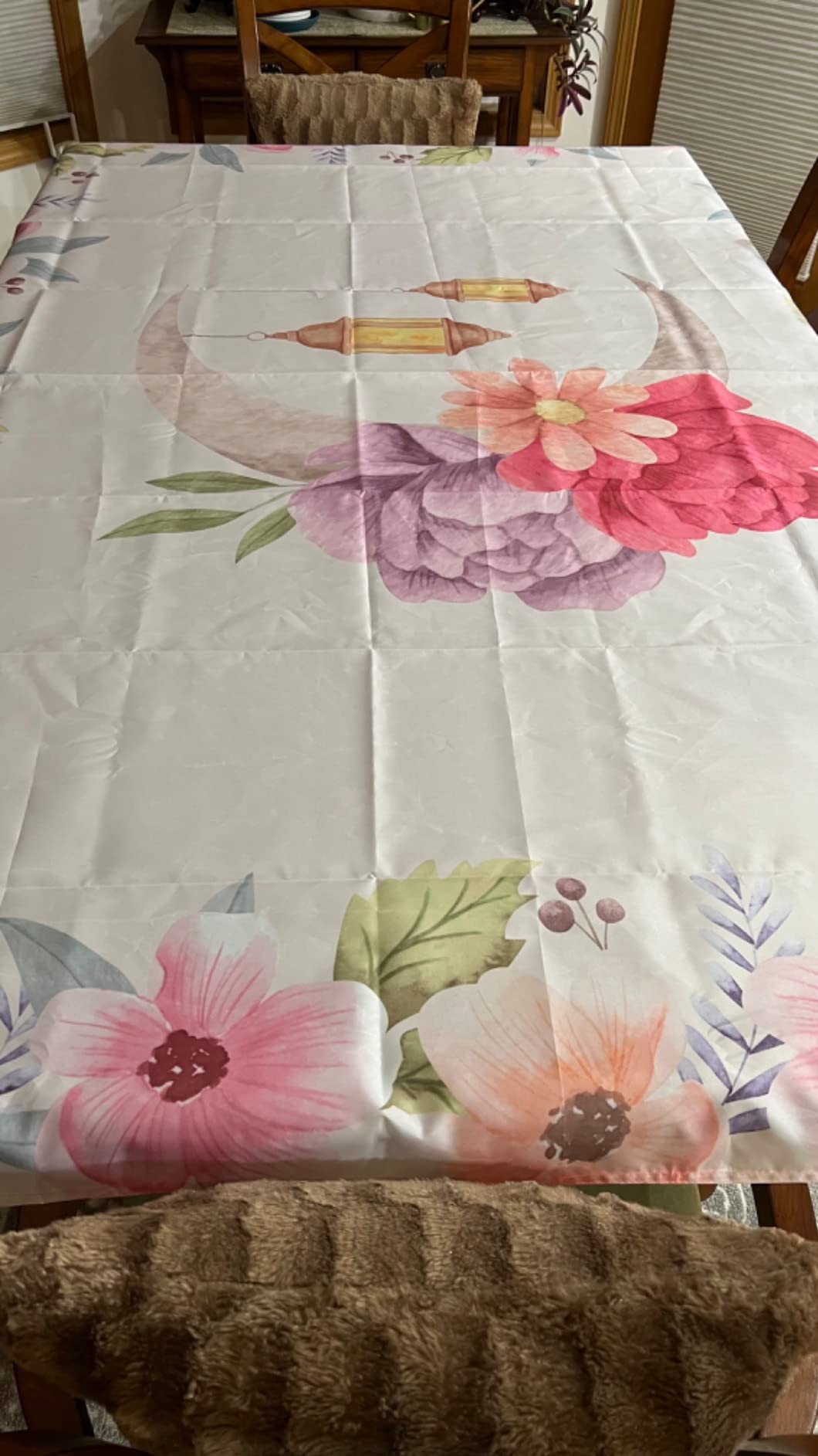 Amazon.com: Hafangry Ramadan Mubarak Tablecloth Islamic Muslim Eid Al ...