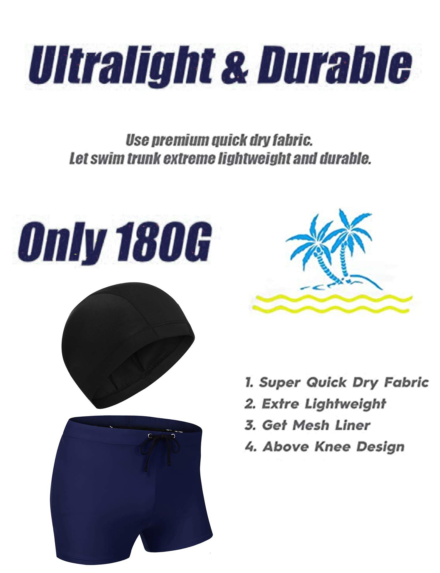 Snapklik.com : COOFANDY Mens Quick Dry Lightweight Square Leg Cut ...