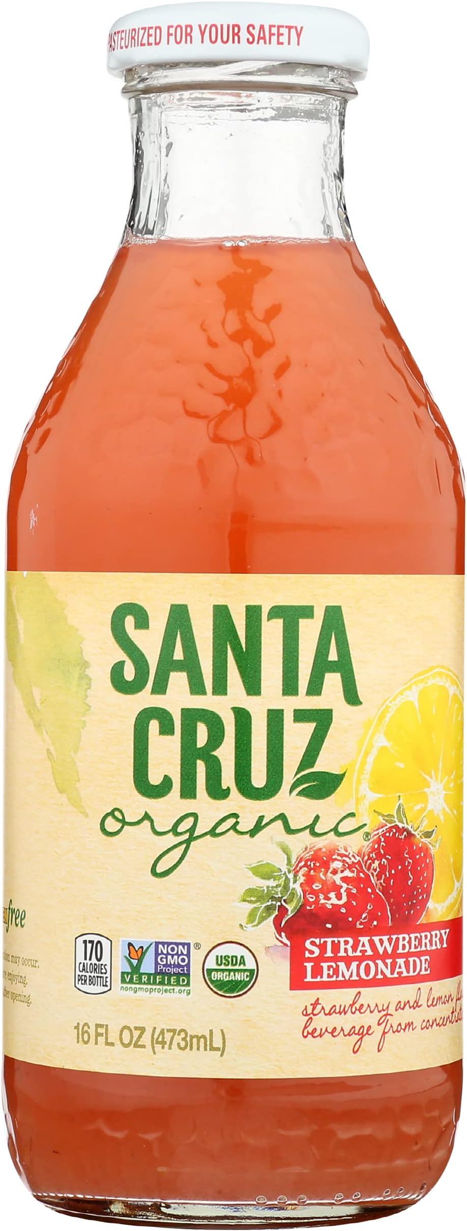 Amazon.com : Santa Cruz, Lemon 100% Organic Juice, 16 Fl Oz : Fruit ...
