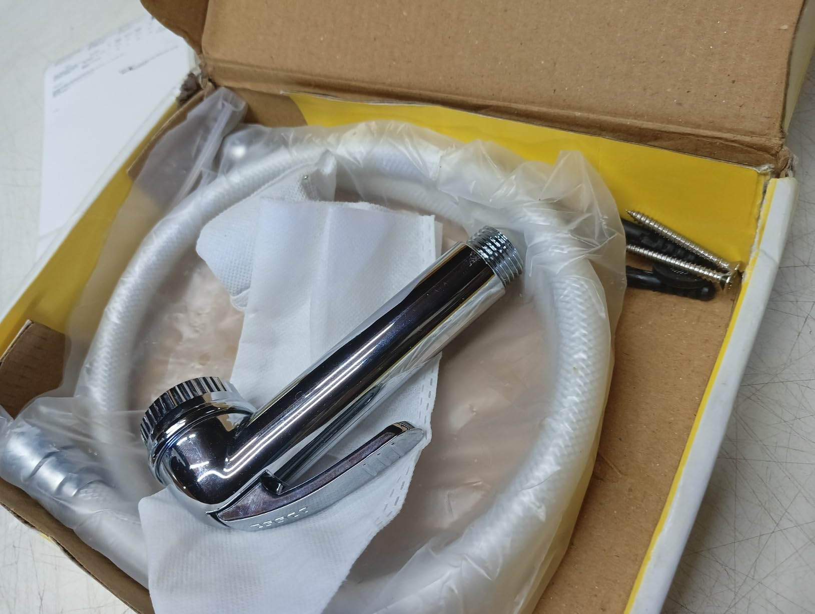 JAQUAR Allied Series Health Faucet/Toilet Gun (Chrome) | 1.2 m PVC Pipe ...