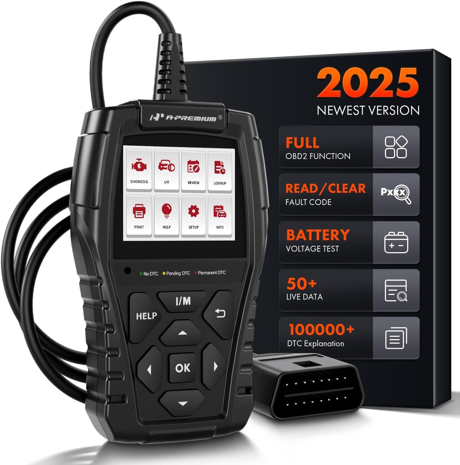 Amazon.com: VDIAGTOOL VD30 Enhanced OBD2 Scanner, Car Code Reader ...