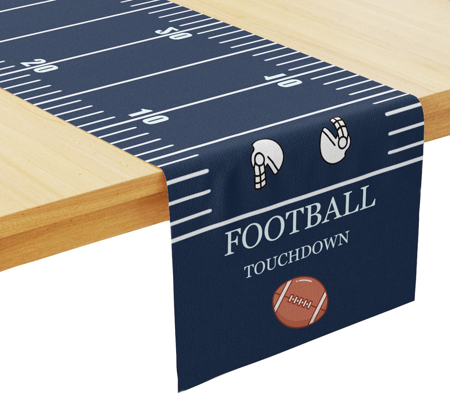 Amazon.com: BUUGVM Touchdown Football Table Runner - Football ...