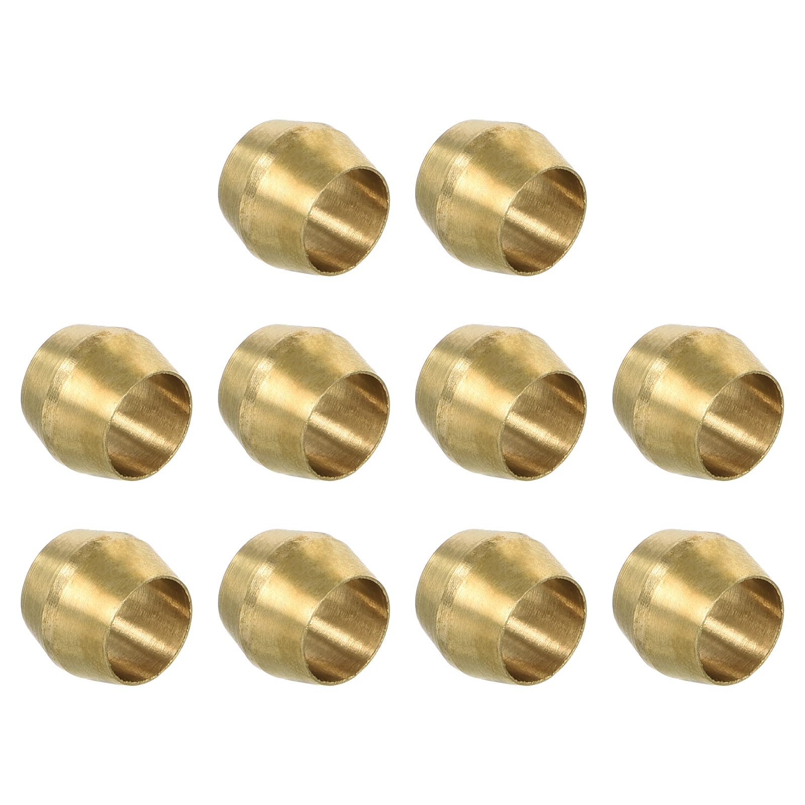 Amazon.com: PATIKIL 3/16" ID Compression Sleeve Ferrules, 10 Pack Brass ...