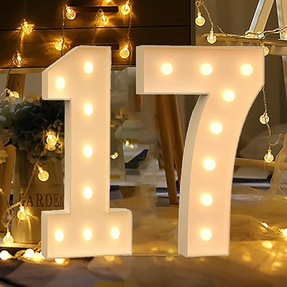 Marquee Light Up Numbers, Led Large Numbers Letters Sign Numbers Large ...