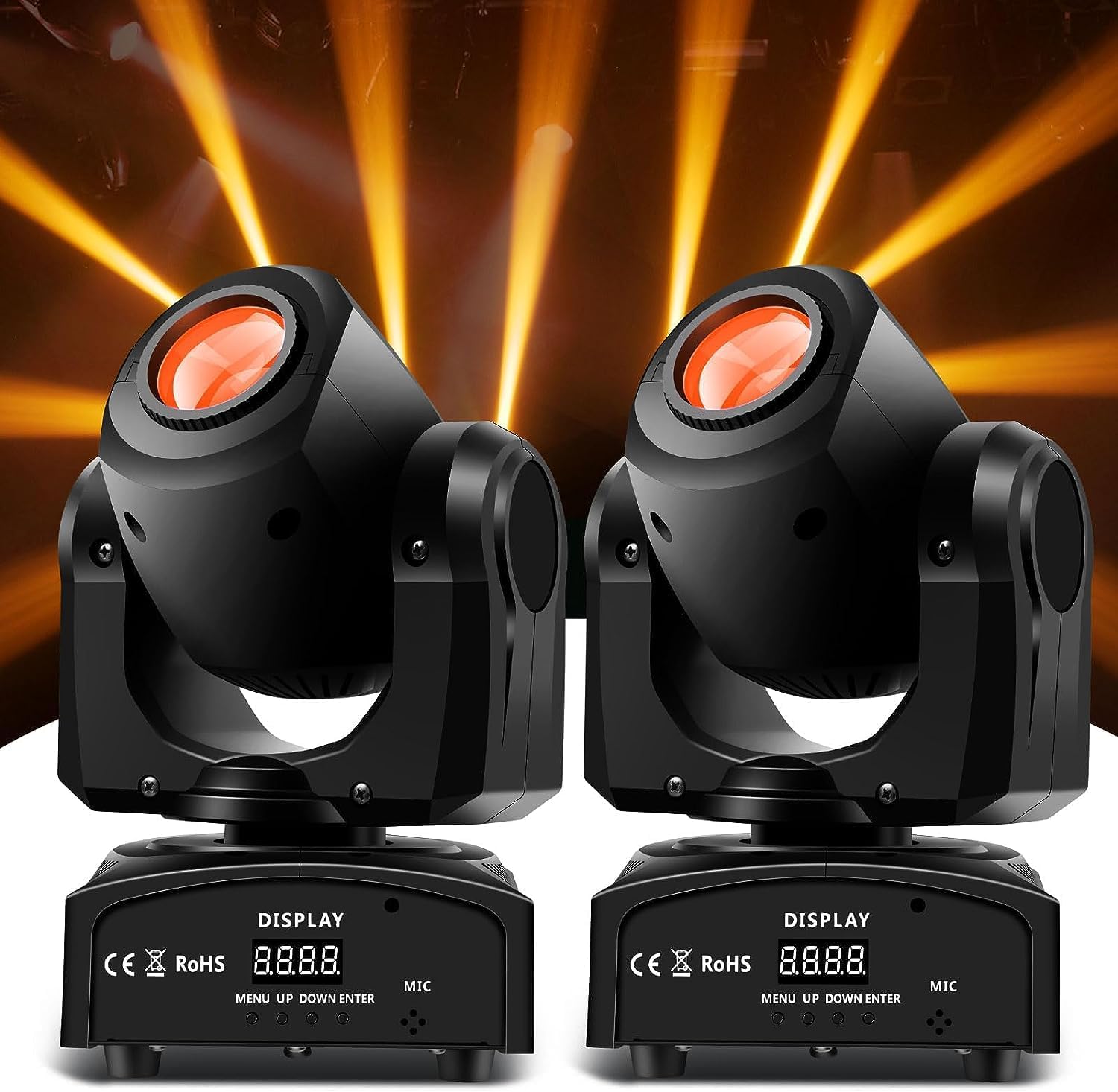2 unidades 60w Luces Beam Dmx Dj Cabeza Móvil Roboticas Profesionales,8 ...