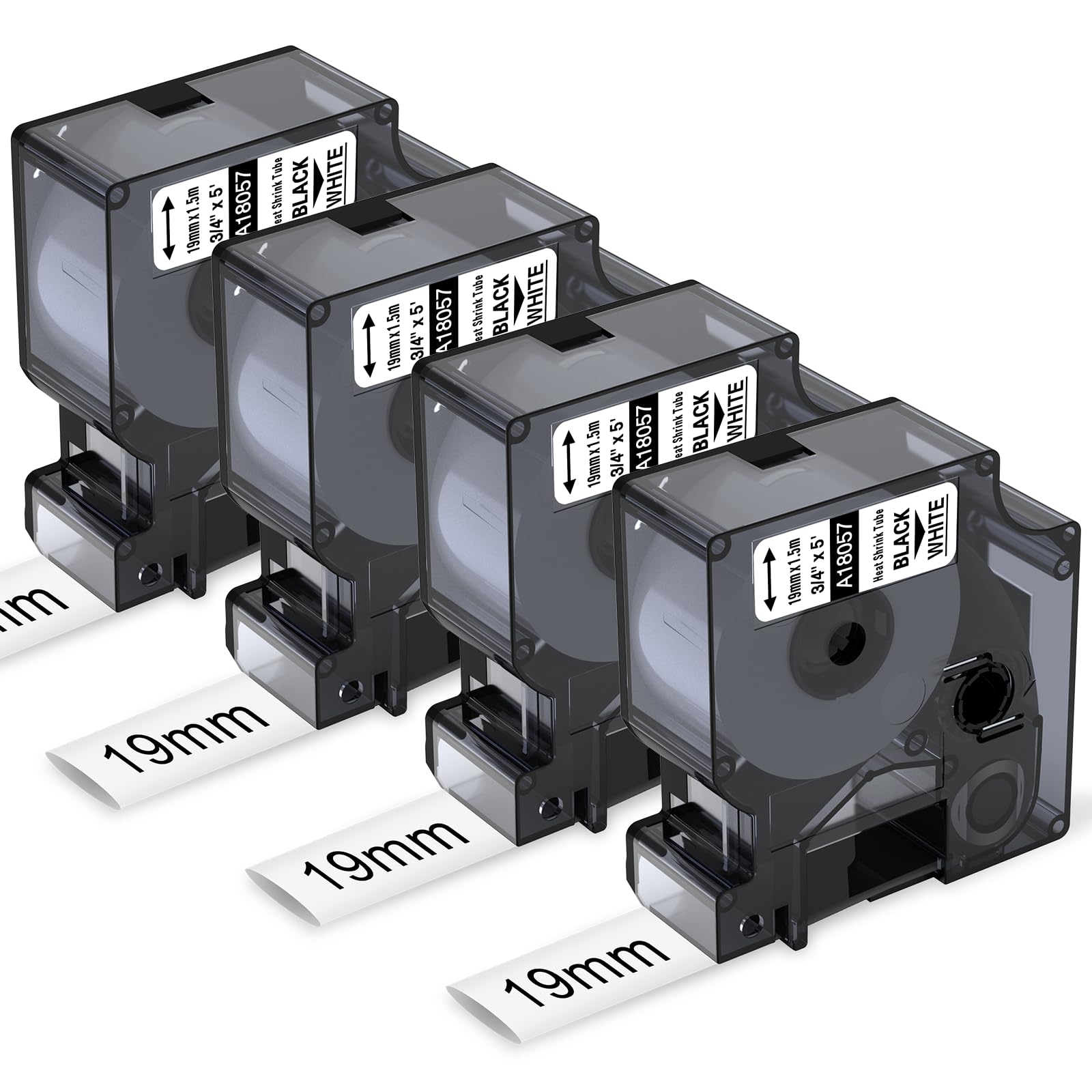 Amazon.com: Label KINGDOM Rhino A18057 Heat Shrink Labels Replace for ...