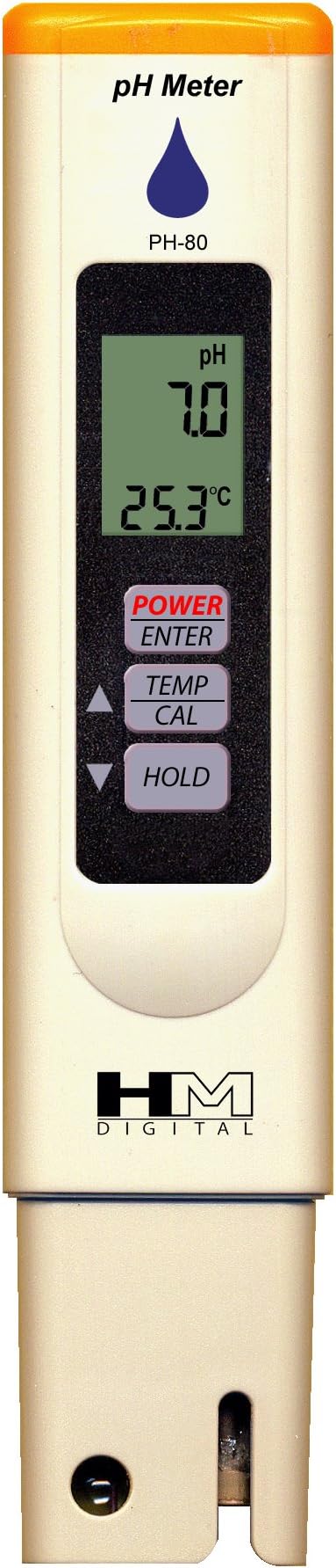 Amazon.com: HM Digital HMPH80 HMDPHM80 Digital pH/Temperature Meter, 0 ...