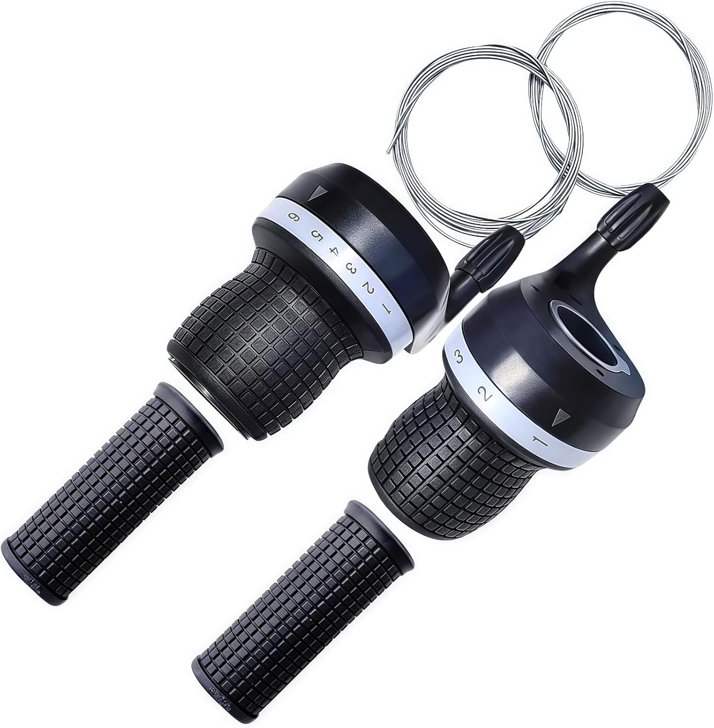Kiuiom 21 Speed Bicycle Gear Lever, Shifter Twist Shifter Lever, Twist ...