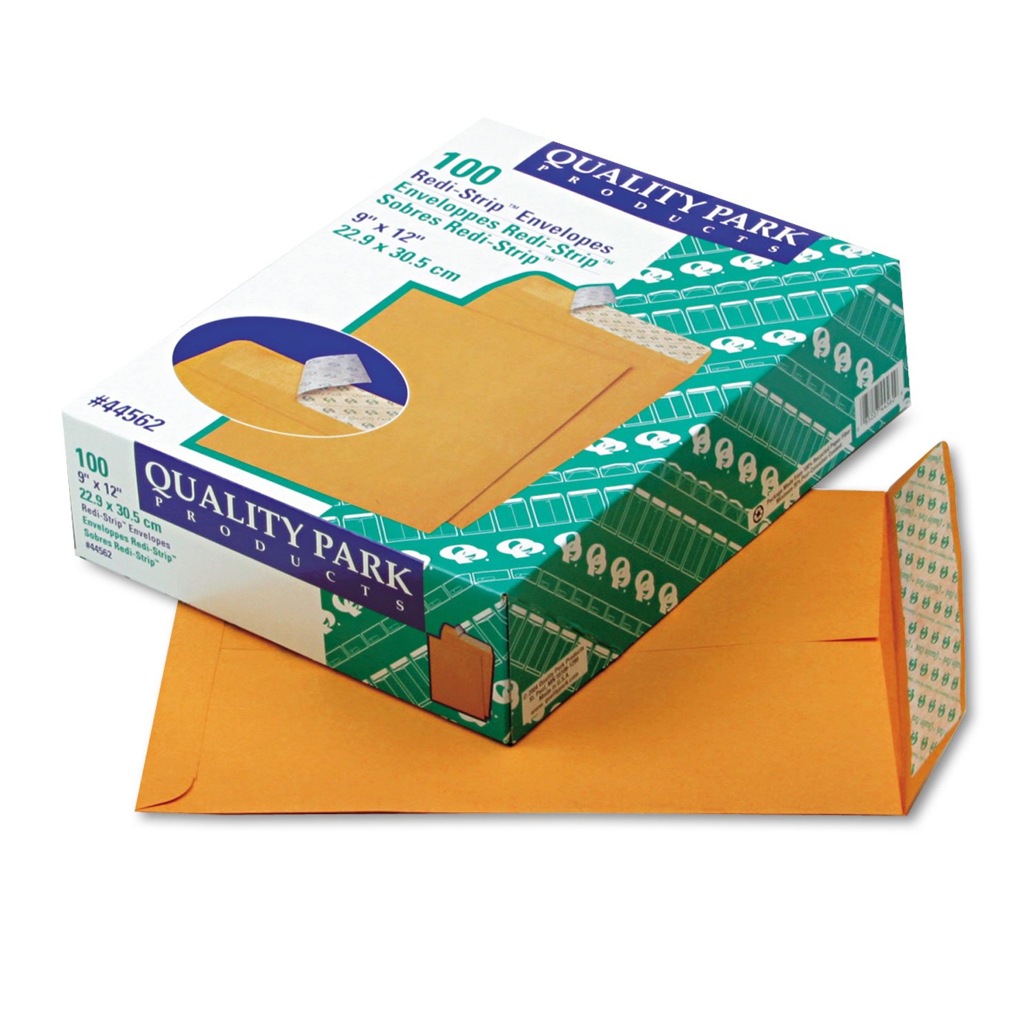 Amazon.com : Quality Park 44562 Redi-Strip Envelope, Plain, 28Lb, 9 ...