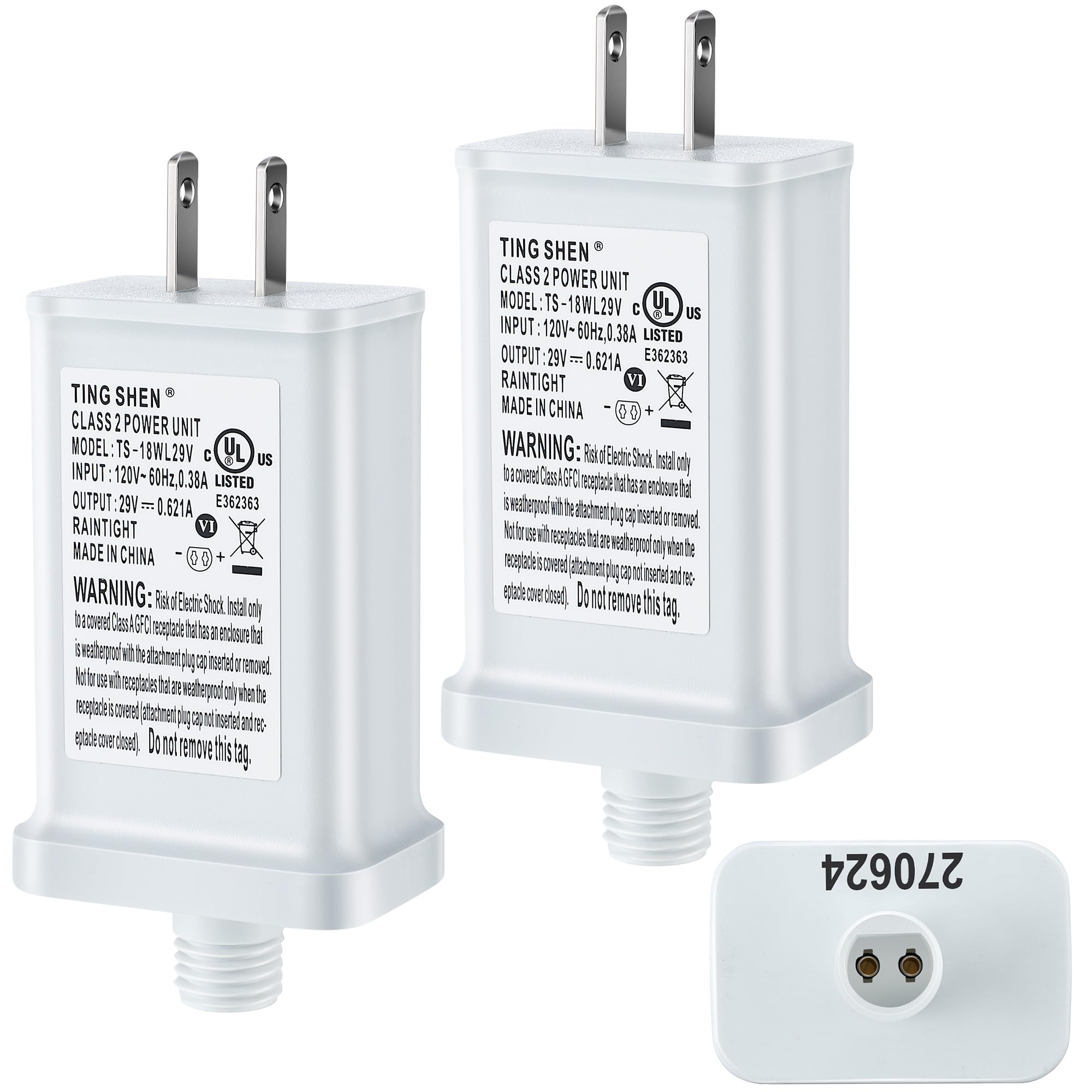 Enhon 2 Pack 29V LED Power Supply, UL Listed LED Transformer ...