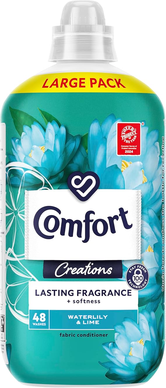 Comfort Creations Waterlily & Lime Fabric Conditioner with Stay Fresh ...