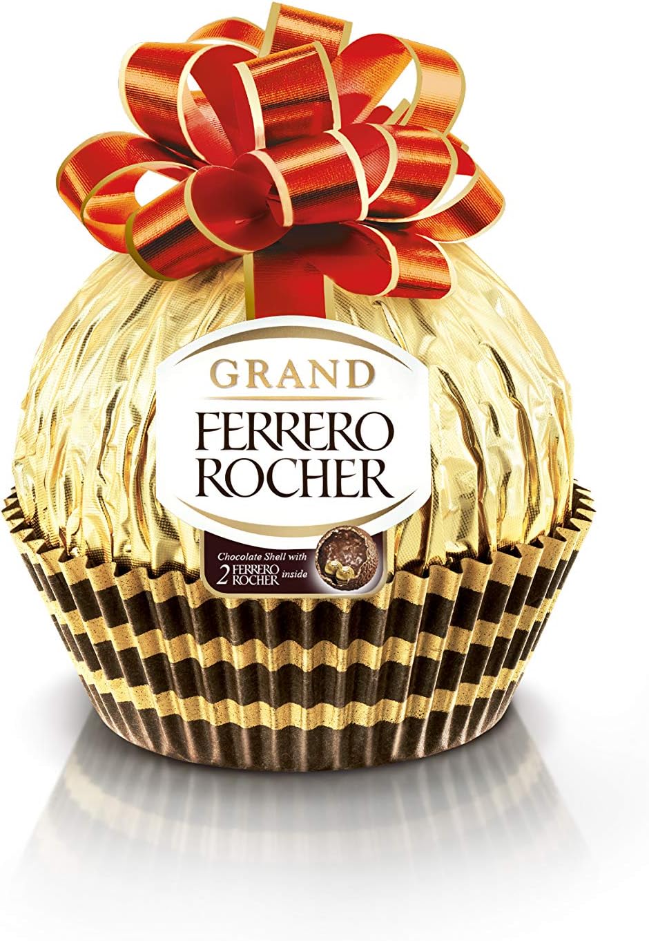 Ferrero Rocher Chocolate Shell with 2 Ferrero Rocher Inside, 125 g ...