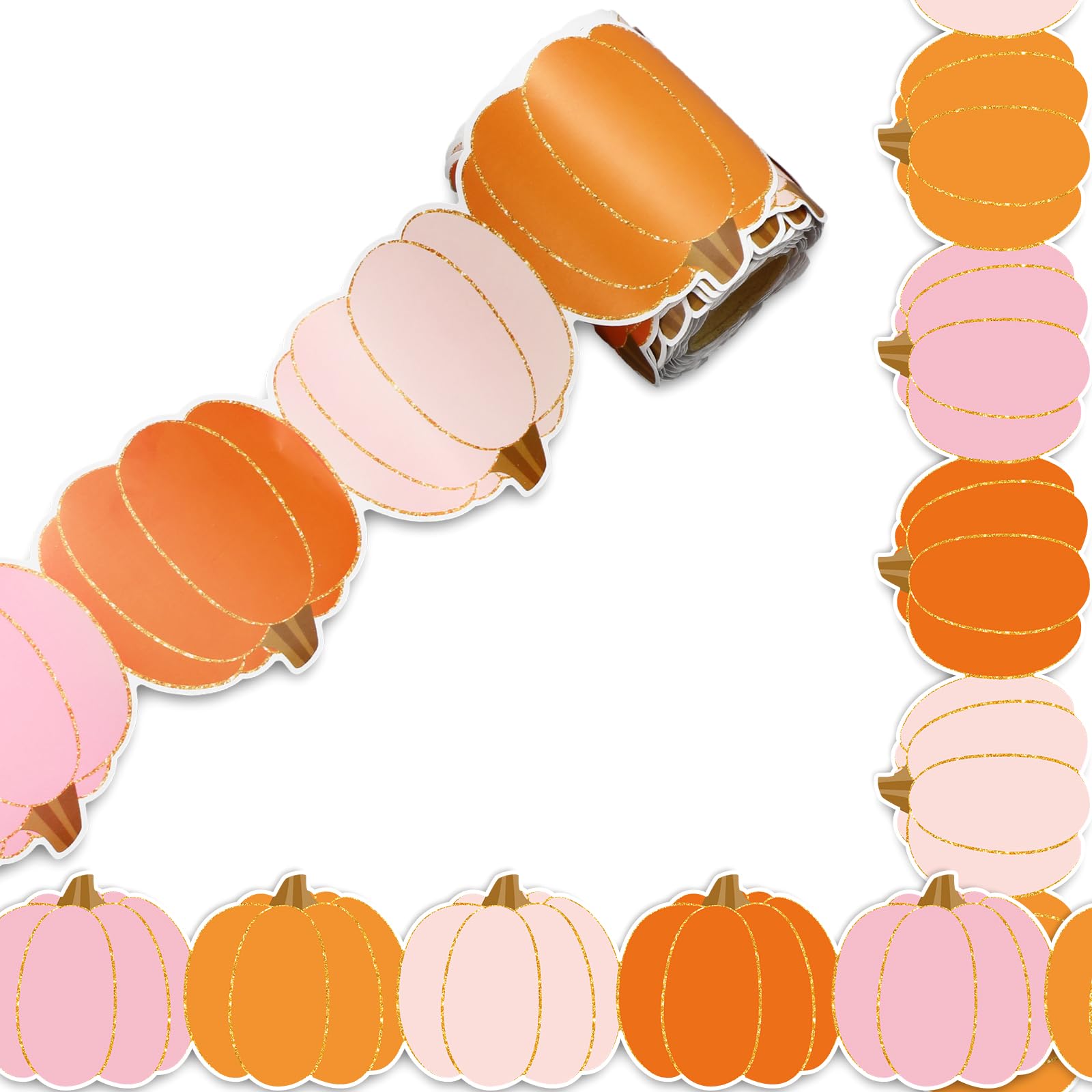 Amazon.com: Whaline 32.8Ft Fall Bulletin Board Border Colorful Autumn ...