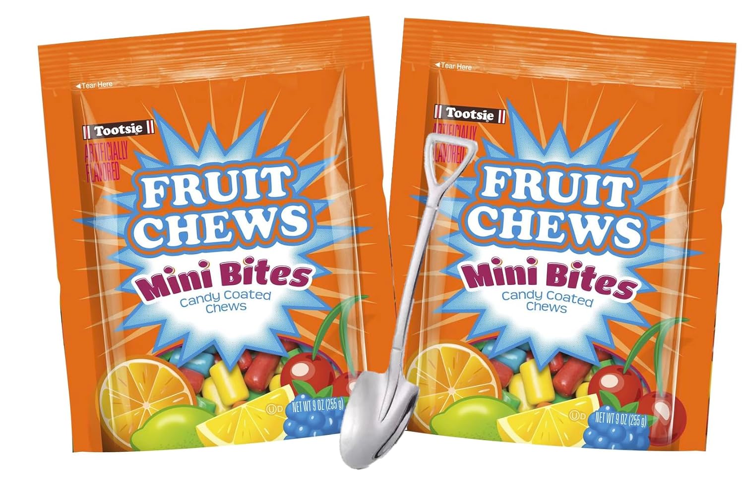 Amazon.com : Fruit Chews Tootsie Mini Bites Candy Coated Chews 9 oz 2 ...