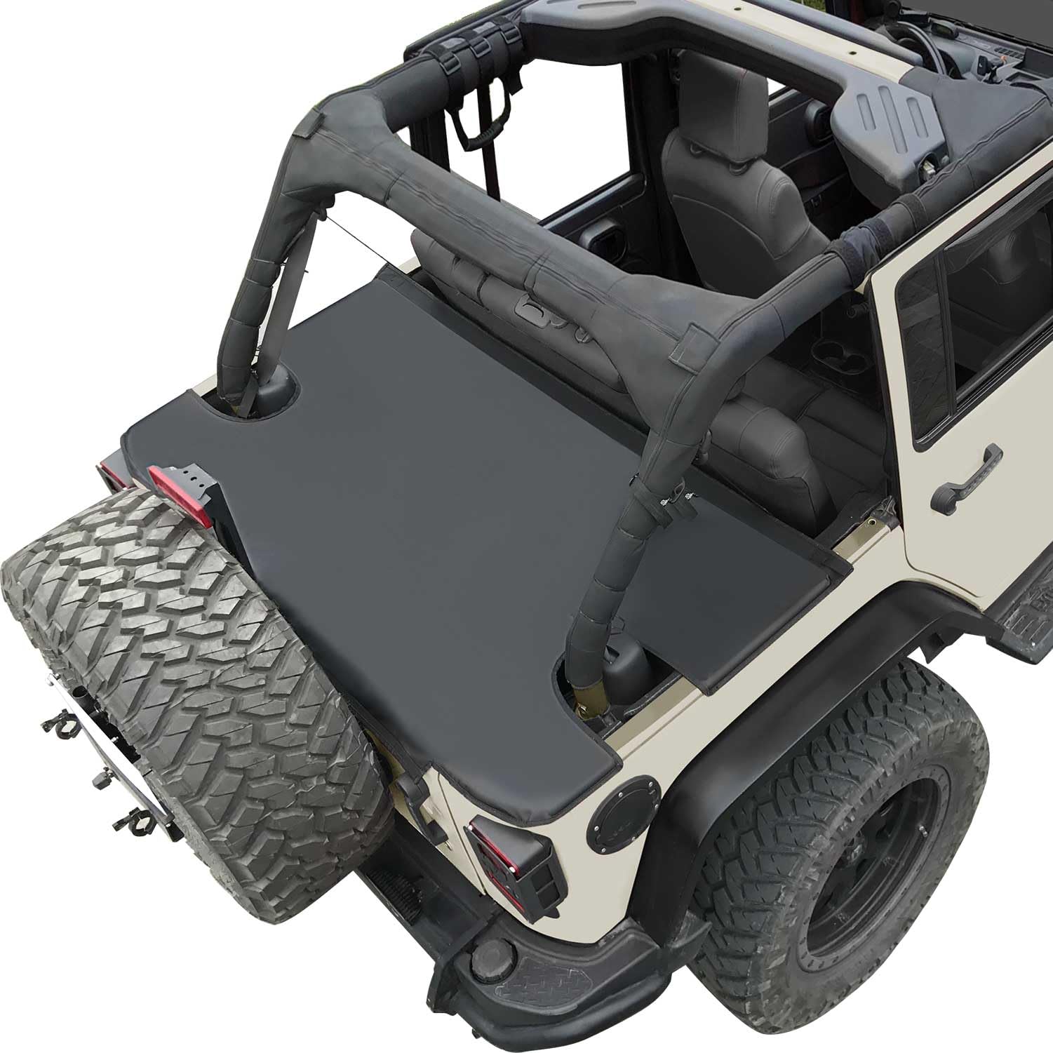 Amazon.com: Coverspec Trunk Cover Compatible with Jeep Wrangler JK ...