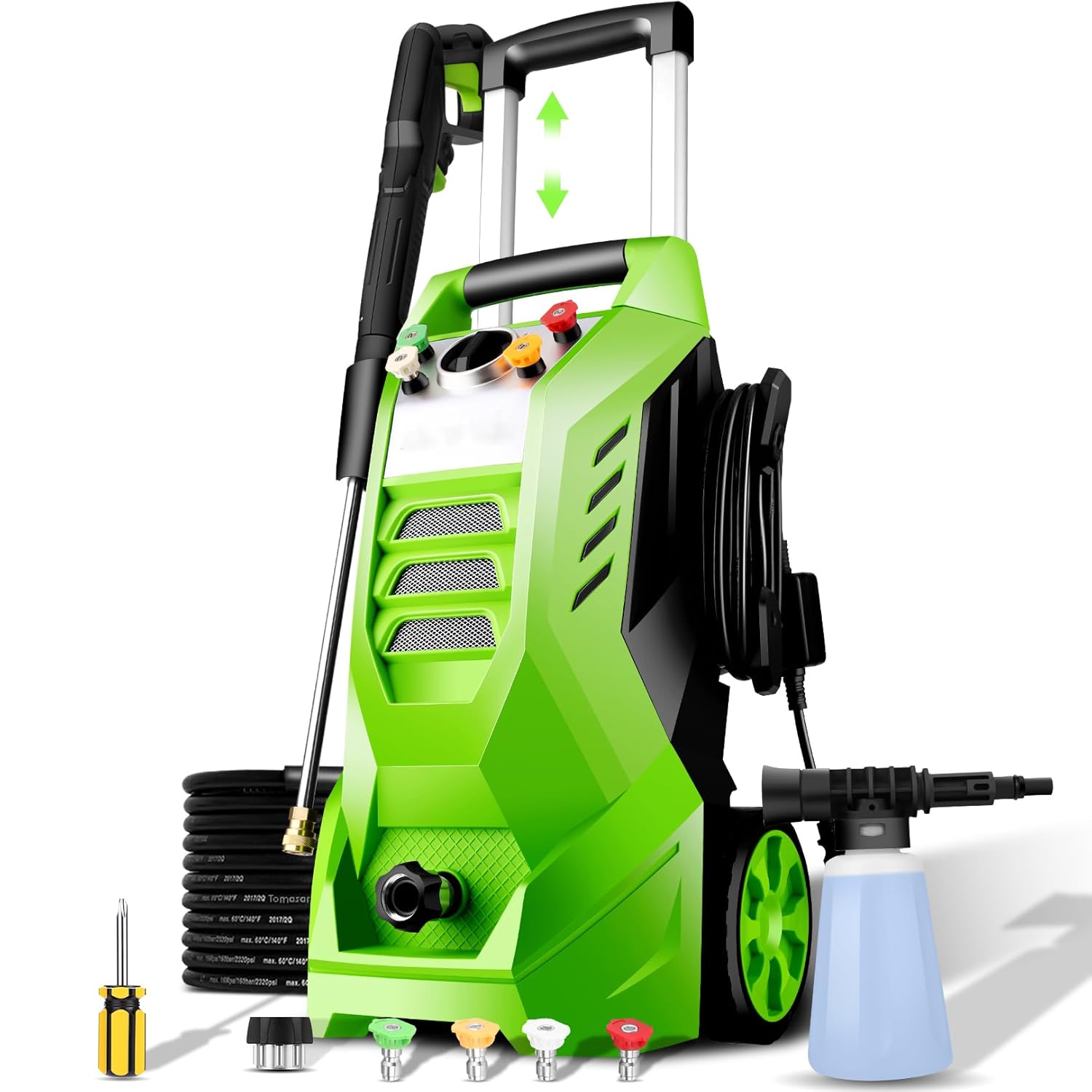 Electric Pressure Washer TE3500 Pressure Washer 1.8GPM Power Washer ...