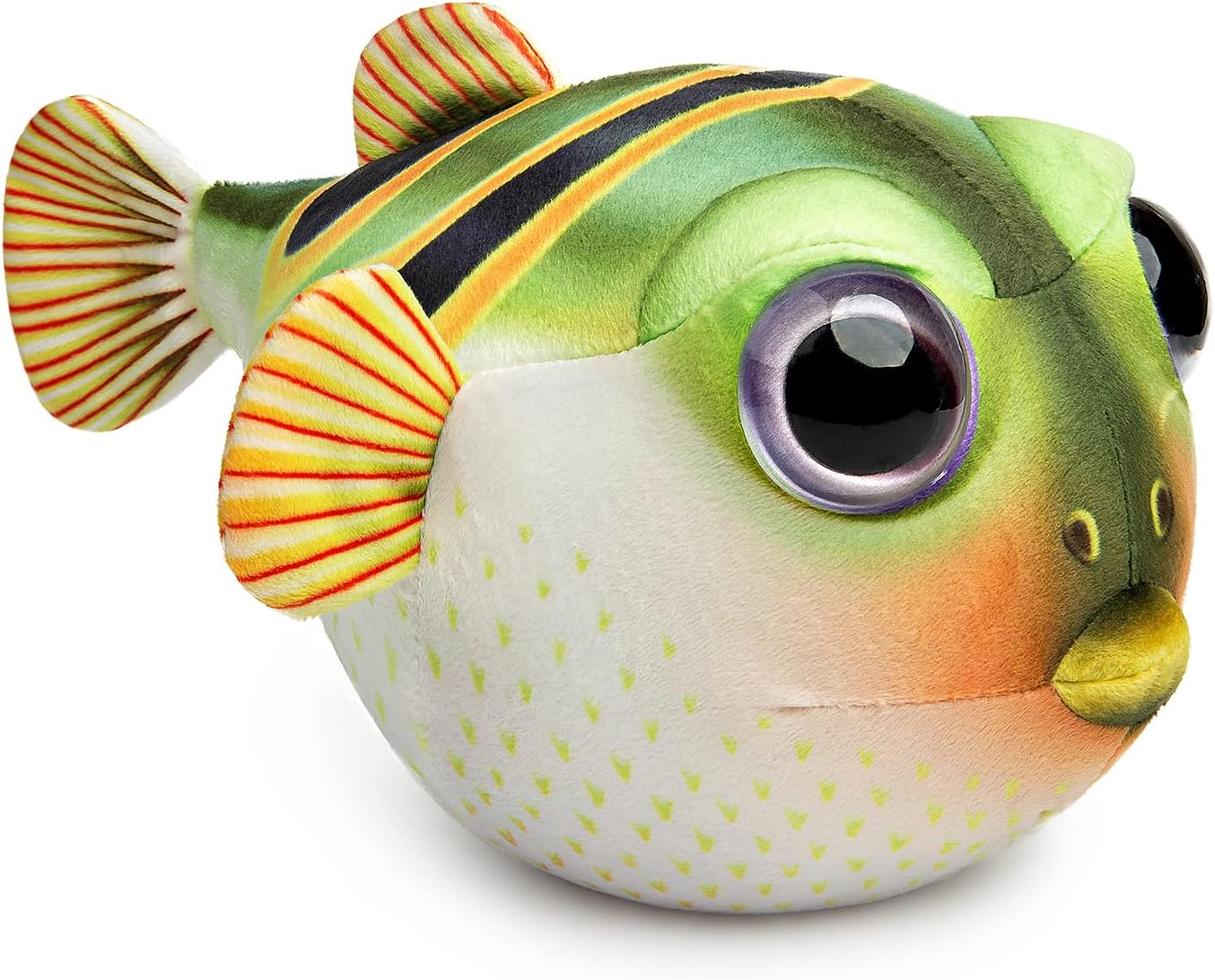 Amazon.com: ZHONGXIN MADE Cute Pufferfish Plush - Soft Lifelike 10inch ...