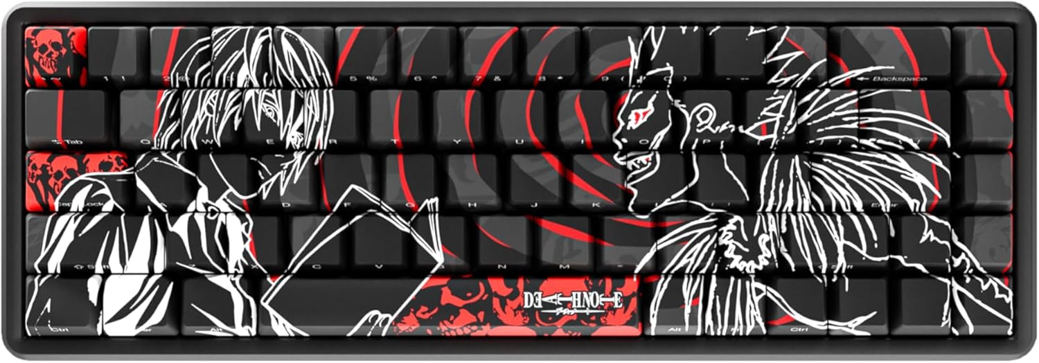 Death Note Ryuk and Light PBT Dye Sub Anime Keycaps for Mechanical ...