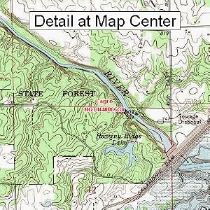 Amazon.com : USGS Topographic Quadrangle Map - Lagro, Indiana (Folded ...