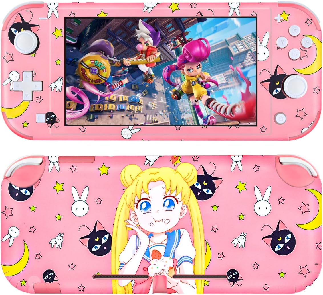 Amazon.com: DLseego Switch Lite Skin Cute Girl Pattern Full Wrap Skin ...