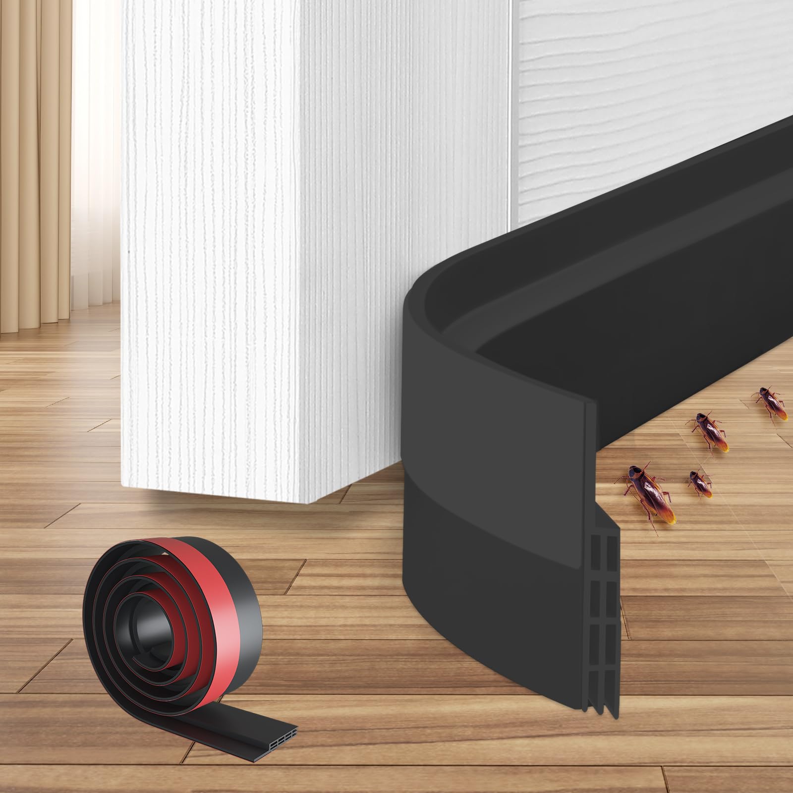 Amazon.com: Ohuhu Door Draft Stopper Weather Strip-Under Door Draft ...