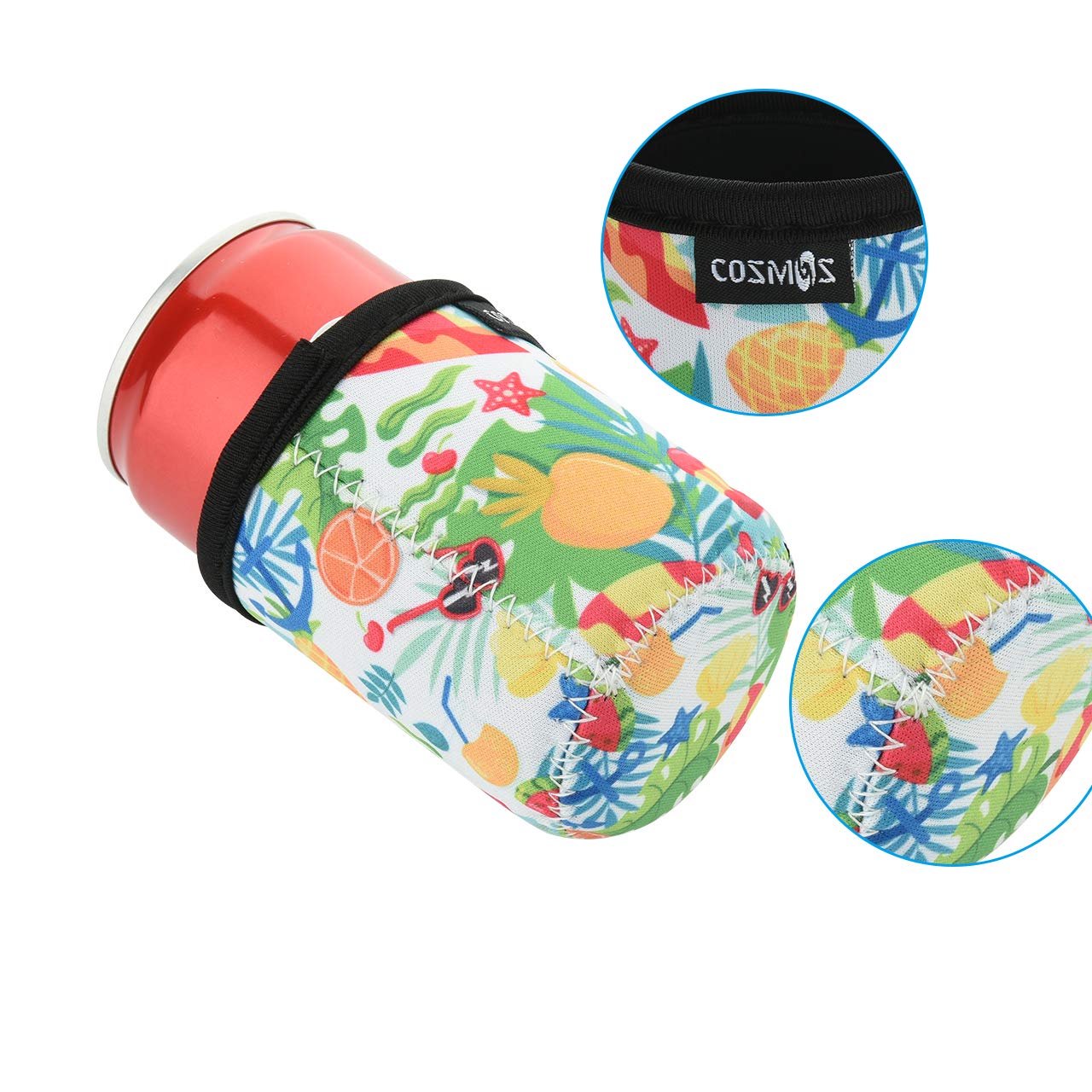 Snapklik.com : CM Soft Neoprene 7.5 Fl Oz Mini Can Sleeves Insulators ...