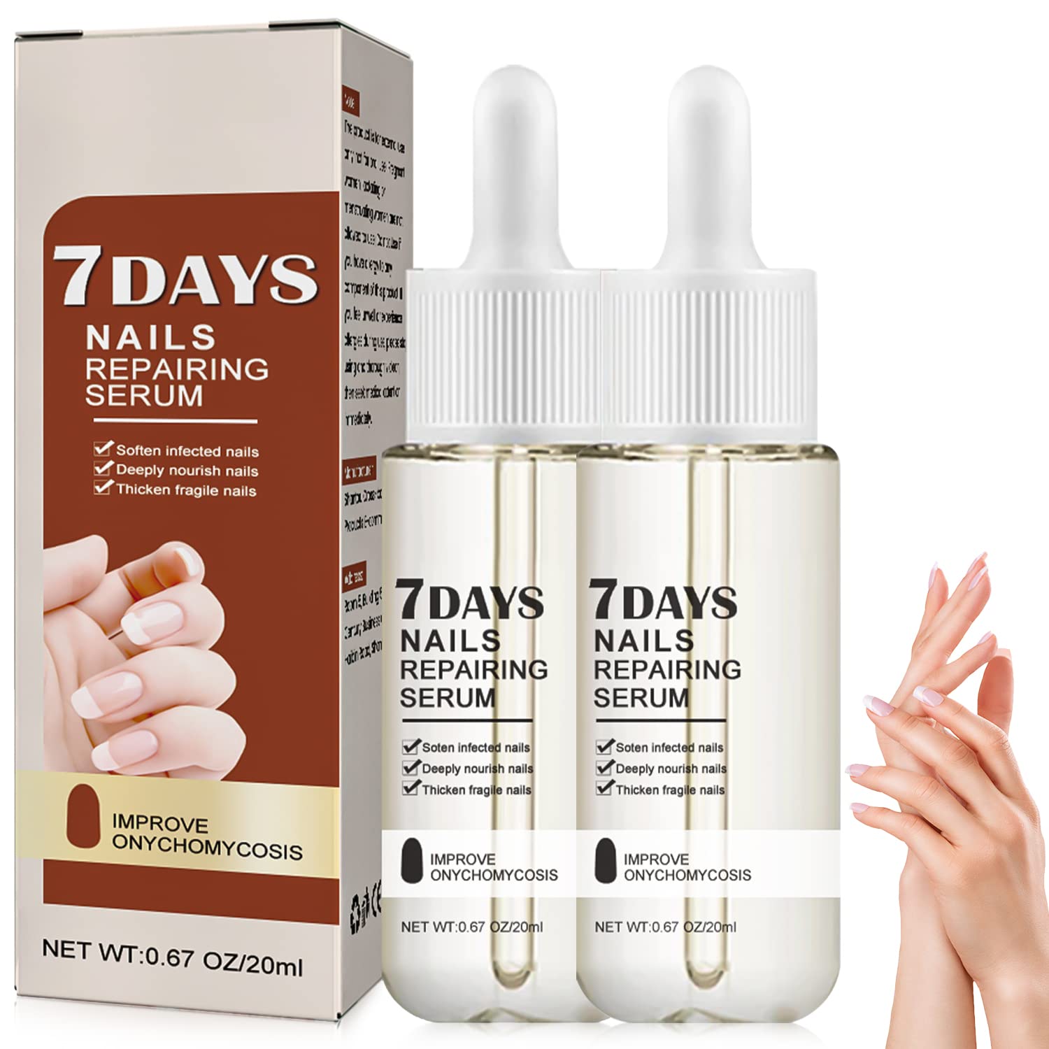 Amazon.com : 7 Days Nail Growth And Strengthening Serum,Nail Serum ...