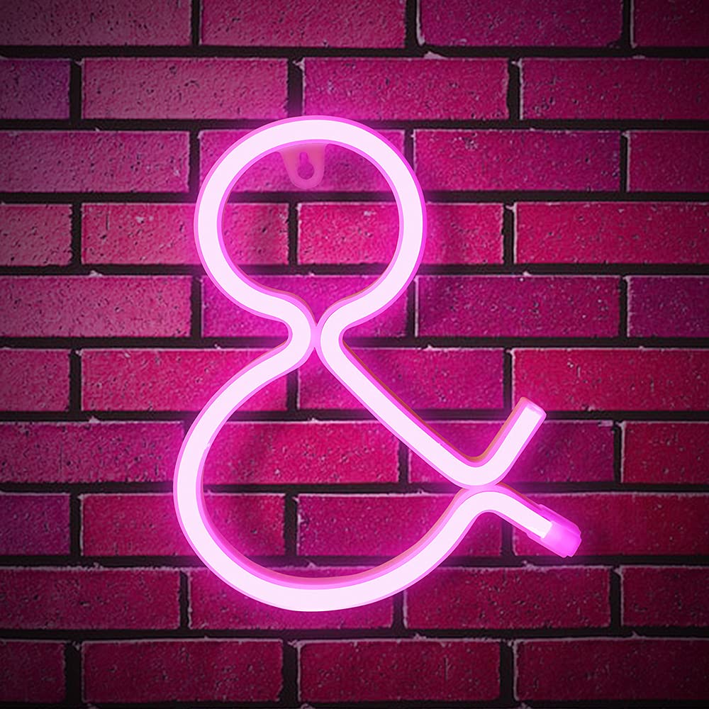 Ampersand Neon Sign